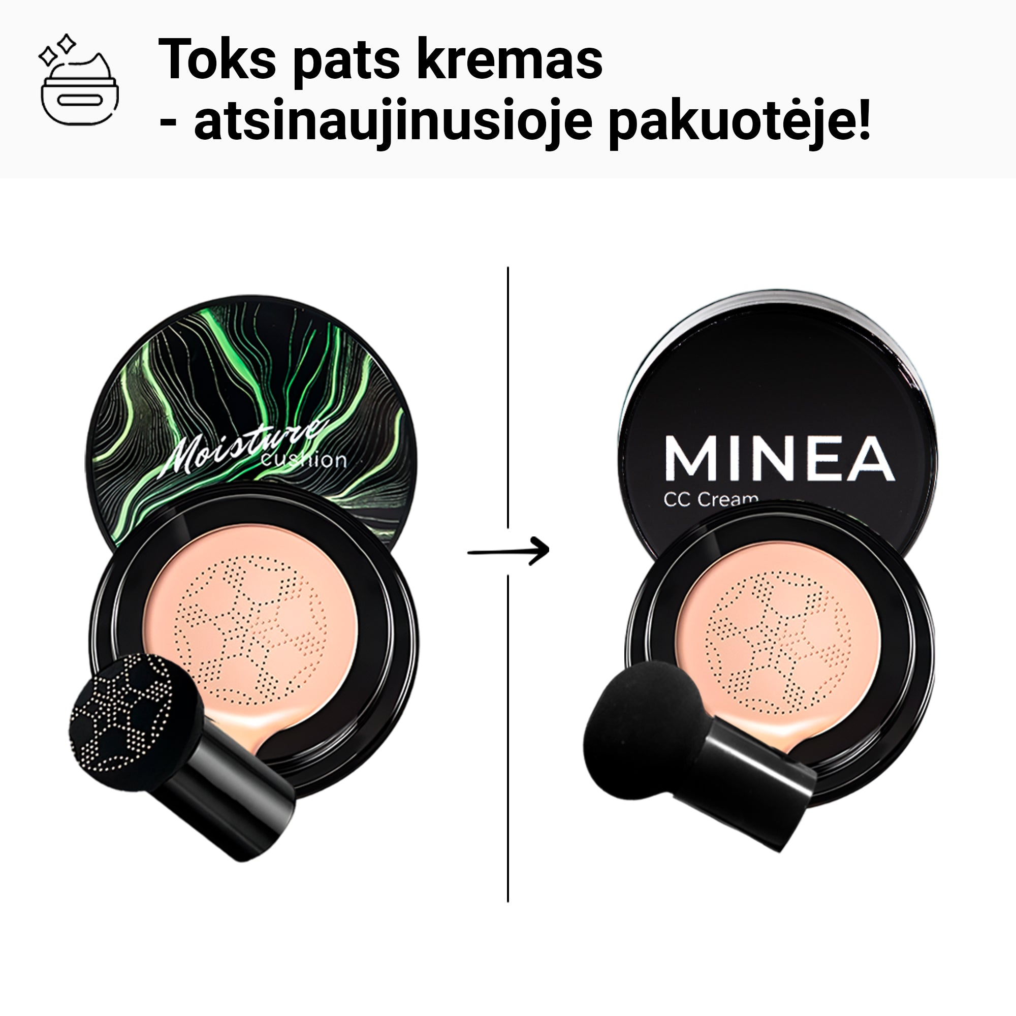 Daugiafunkcinis CC kremas - Nepriekaištingai odai SPF20